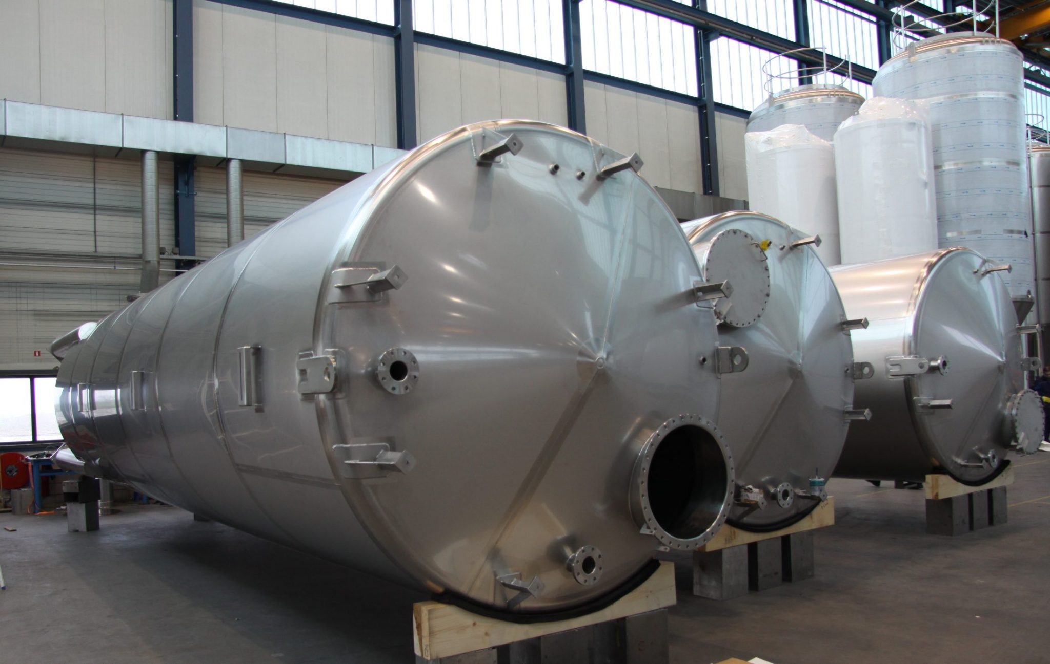 Stainless steel chemical storage tanks 5M3 KIWA BRL-K756 | Gpi Tanks