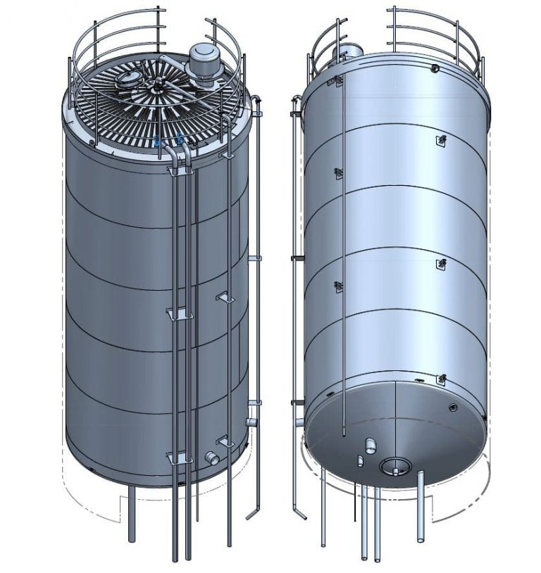 CIP-Anlage | CIP-Tank | Cleaning-in-Place | Gpi Tanks